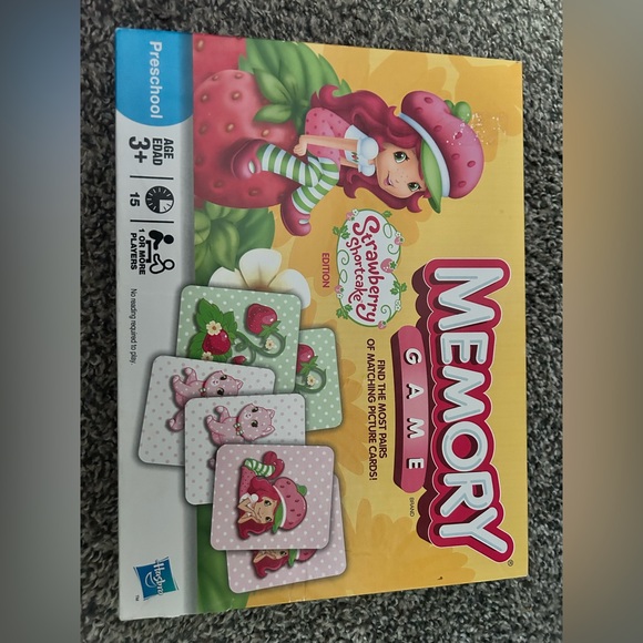 Hasbro | Games | 209 Hasbro Strawberry Shortcake Edition Memory Game ...